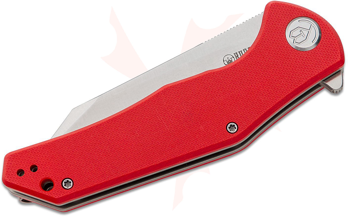 Kubey Knives Flash Flipper Knife 3.82" D2 Stonewashed Reverse Tanto ...