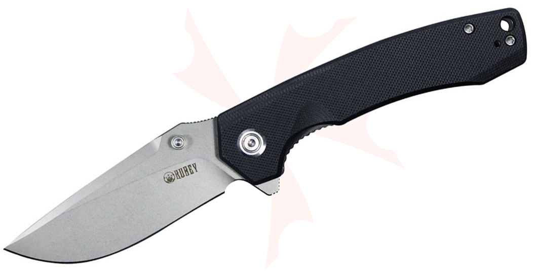 Kubey Knives Calyce Flipper Knife 3.27" D2 Bead Blast Drop Point Blade ...