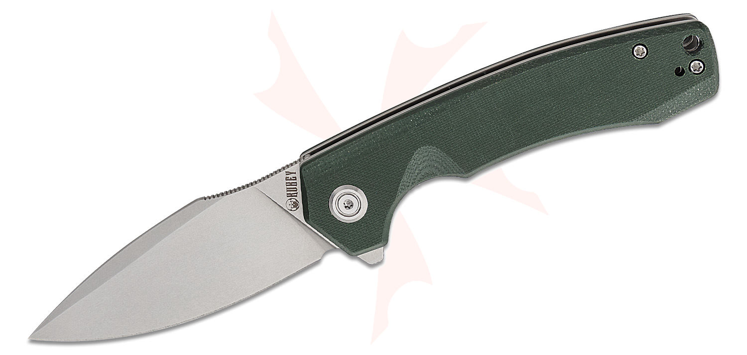 Kubey Knives Calyce Flipper Knife 3.27" D2 Bead Blast Harpoon Blade ...