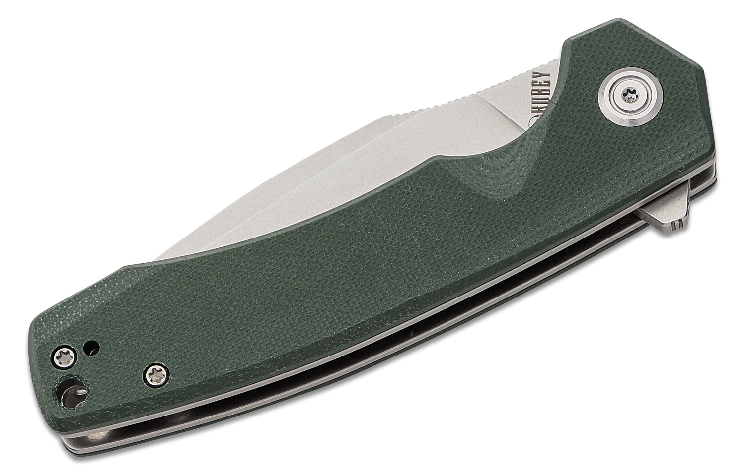 Kubey Knives Calyce Flipper Knife 3.27" D2 Bead Blast Harpoon Blade ...