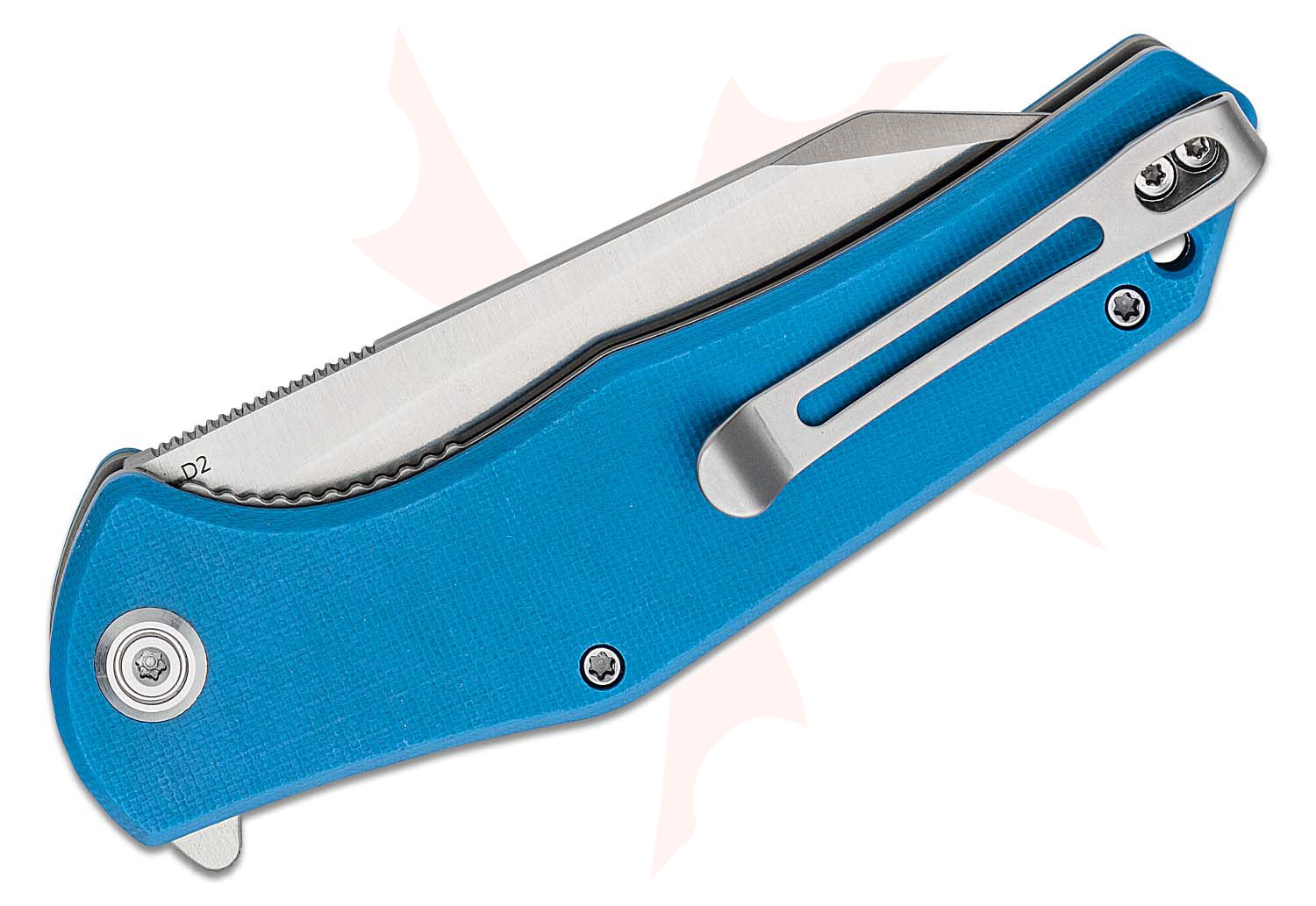 Kubey Knives Flash Flipper Knife 3.82" D2 Satin Reverse Tanto Blade ...