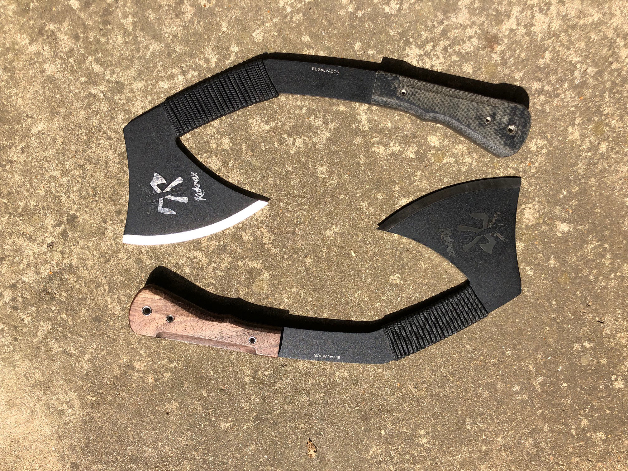 Kukrax Pak Axe Tactical/Survival Tomahawk 6" 1075 Carbon Steel Blade ...