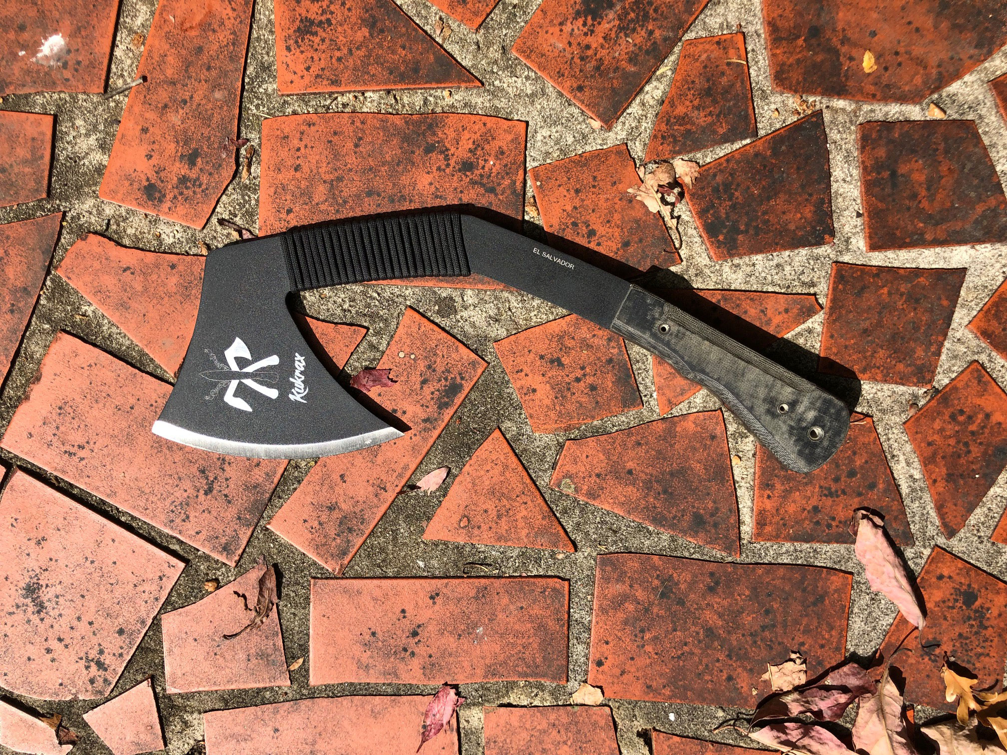 Kukrax Tak Axe Tactical/Survival Tomahawk 6" 1075 Carbon Steel Blade ...