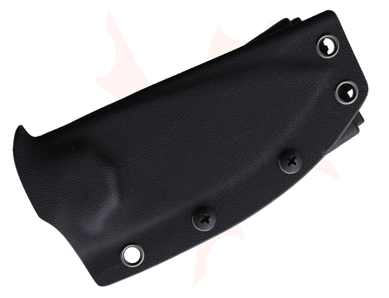 Kunwu Knives Stiffy D Fixed Blade Knife 3.54" Vanadis 4 Black DLC Clip Point Blade, Brown Burlap ...