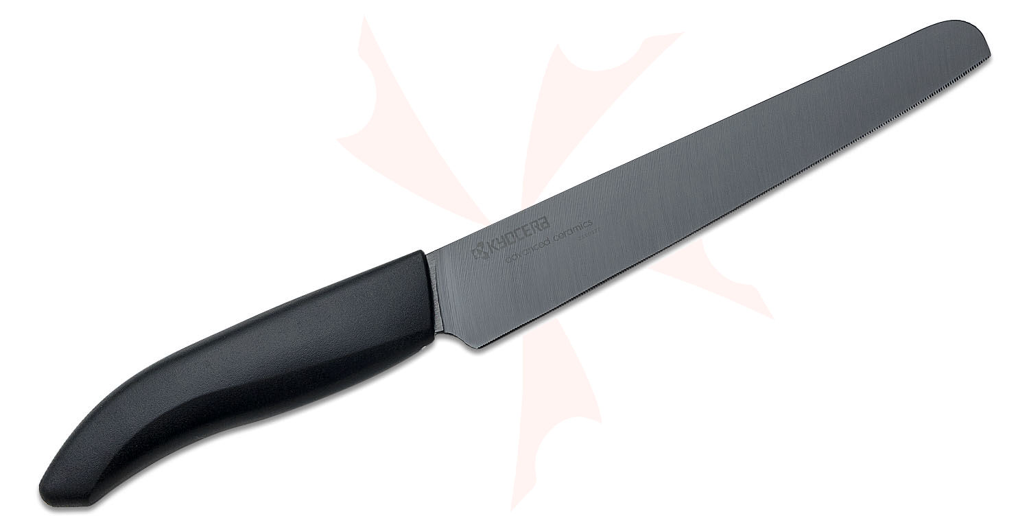 Kyocera Advanced Ceramics Revolution Serrated Bread/Slicing Knife 7 ...