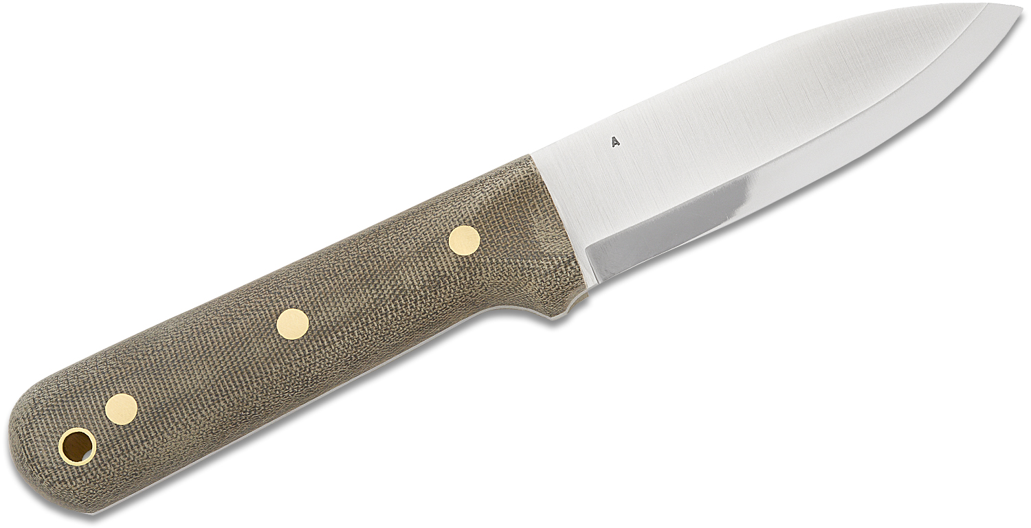 L.T. Wright Genesis Kephart Style 4.25" A2 Scandi Grind Fixed Blade ...
