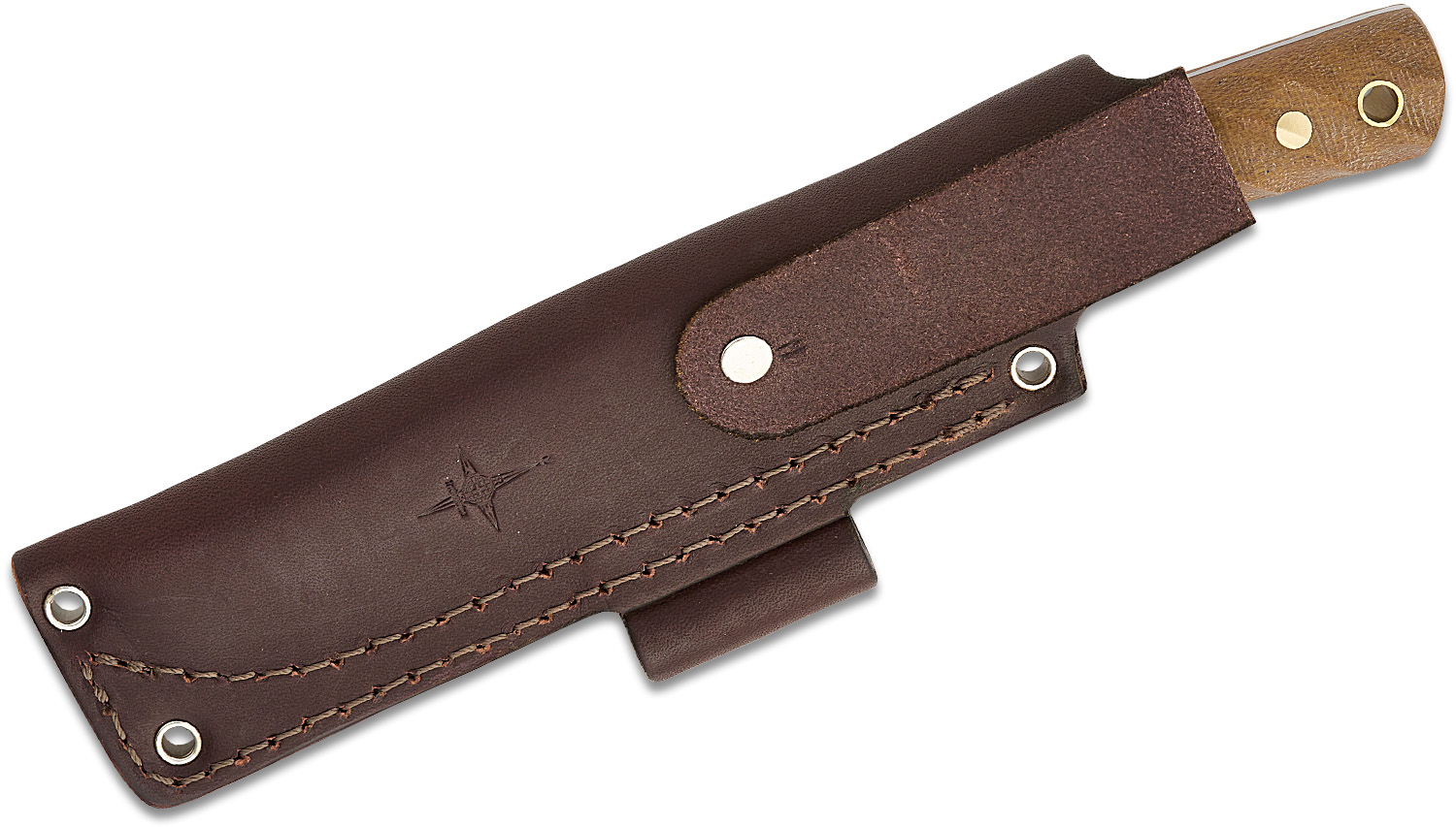L T Wright Large Pouter Fixed Blade 4 6 Aeb L Flat Grind Seax Blade