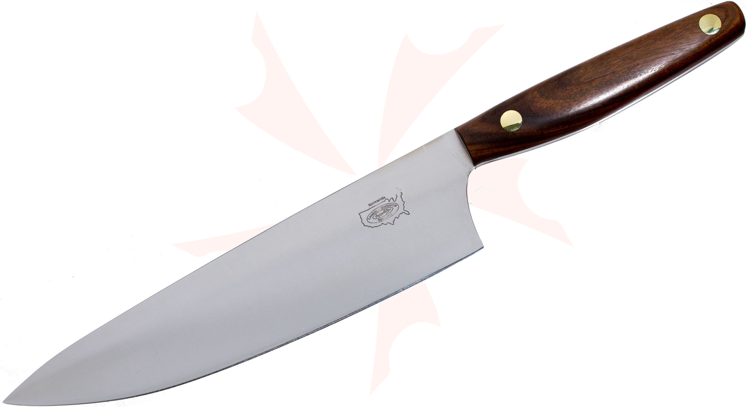 LamsonSharp Vintage Premier 8" BD-1 Steel Chef's Knife, Morado Wood ...