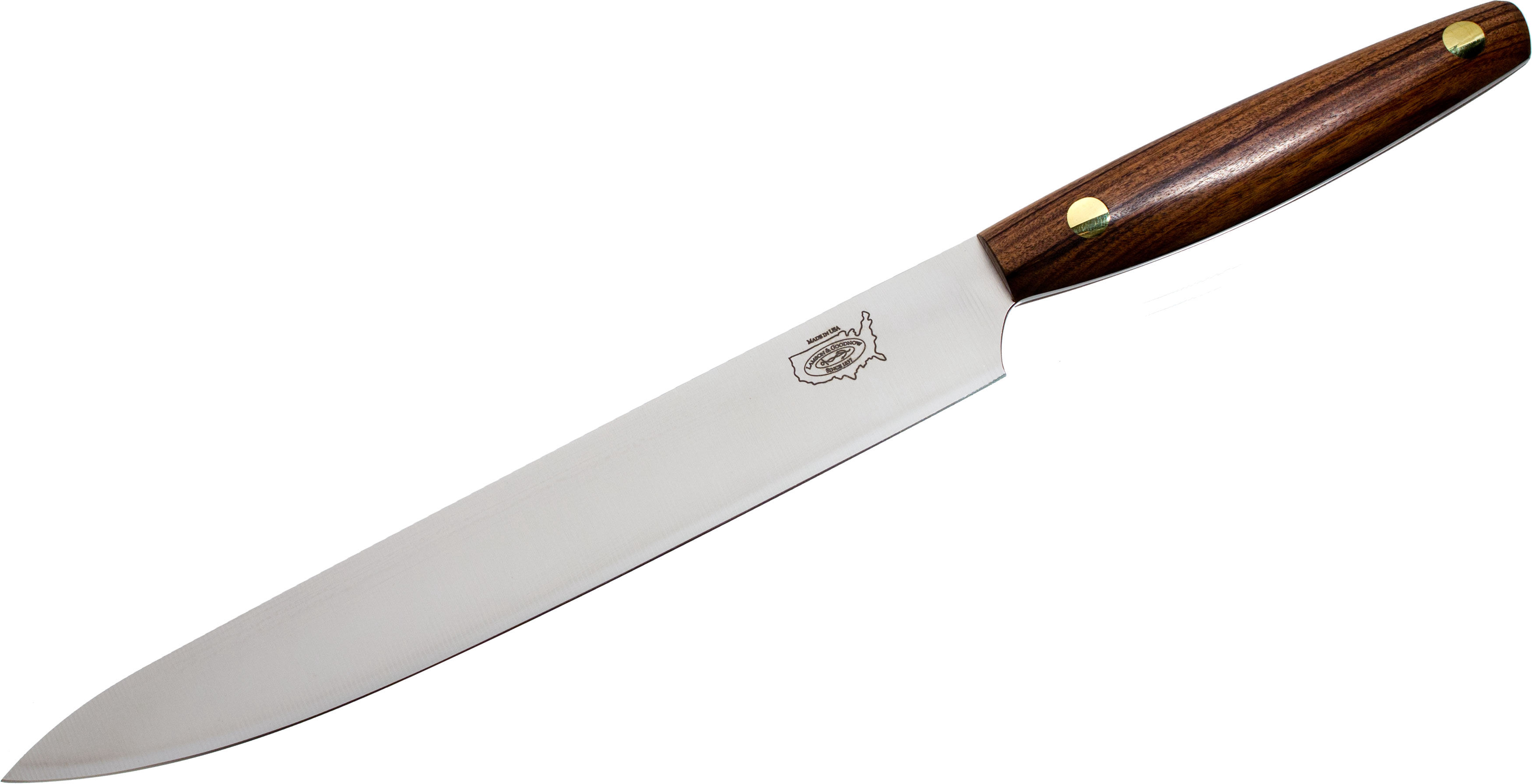 LamsonSharp Vintage Premier 9" BD-1 Steel Slicing Knife, Morado Wood ...