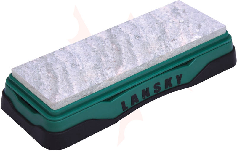 Lansky 6"x2" Soft Arkansas Benchstone - KnifeCenter - LBS6S