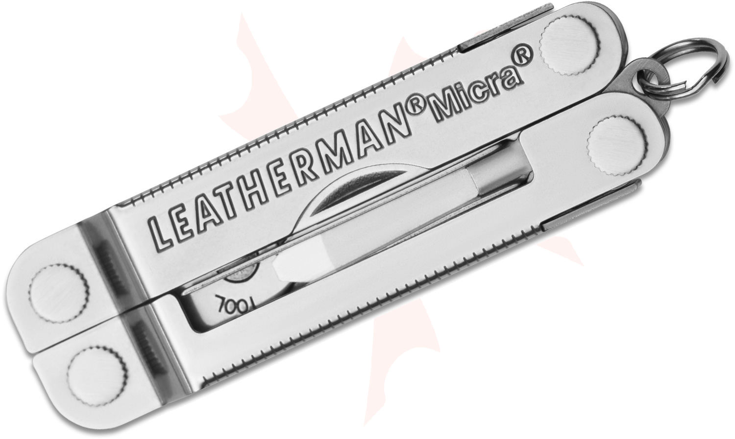 Leatherman Micra Keychain Mini Multi-Tool, 2.5" Closed, Stainless Steel ...