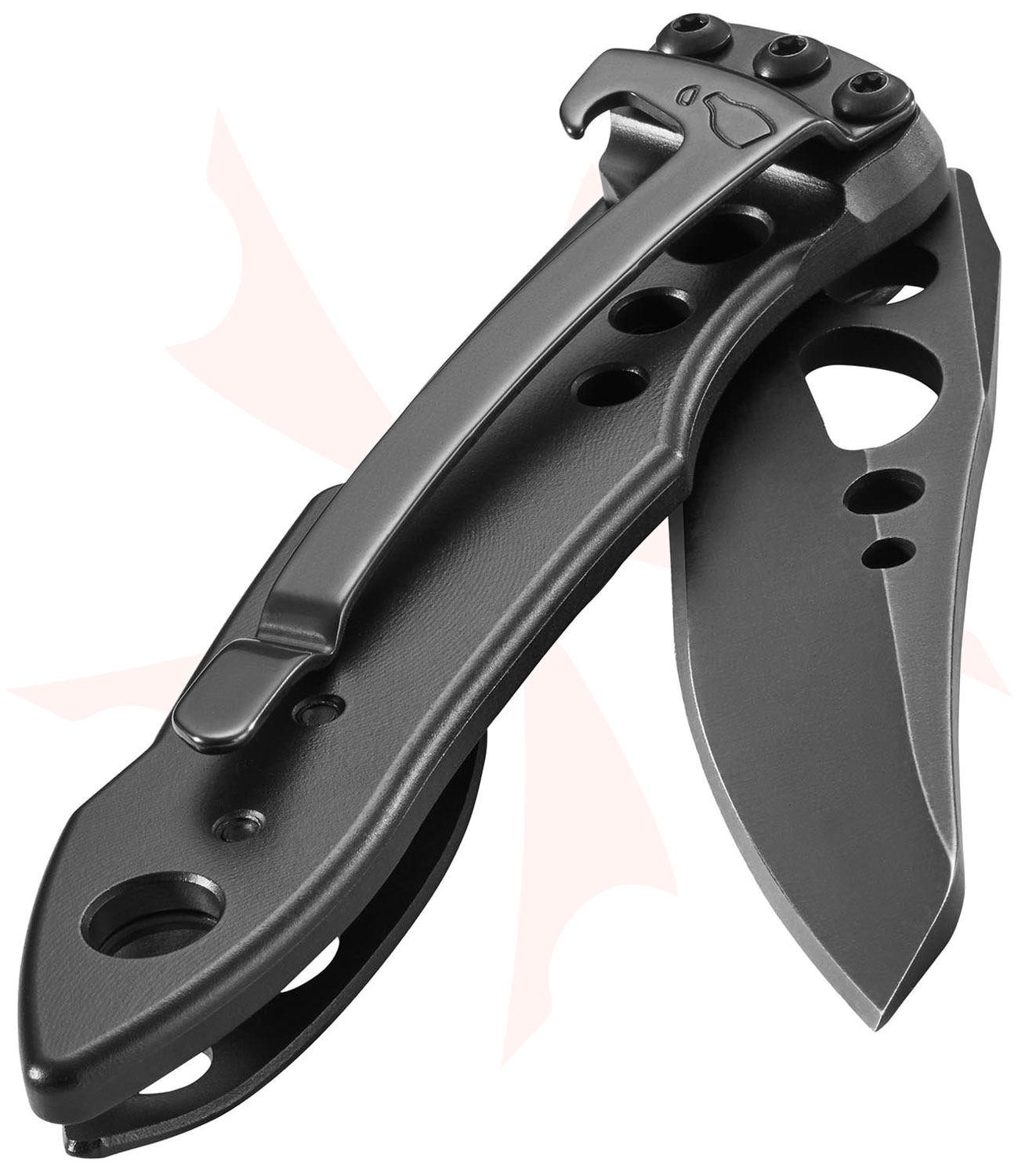 Leatherman Skeletool KB Folding Knife 2.6" Black Plain Blade, All Black ...
