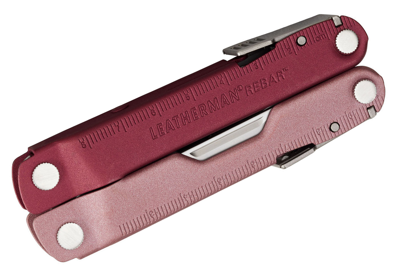 Leatherman Rebar Full-Size Multi-Tool, Heathered Cranberry, Stainless ...