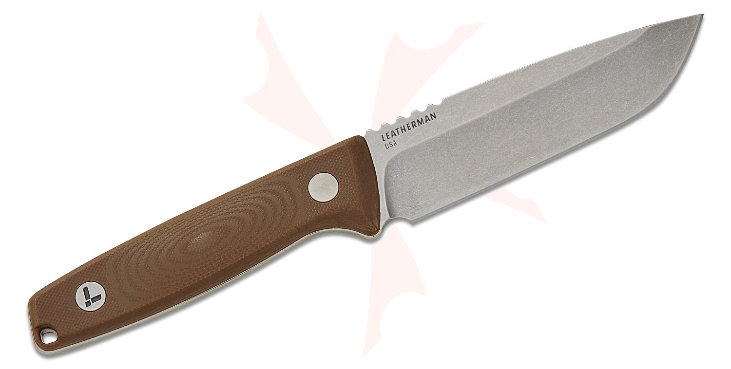 Leatherman USA Made Trac Fixed Blade Knife 4.2" CPM-MagnaCut ...