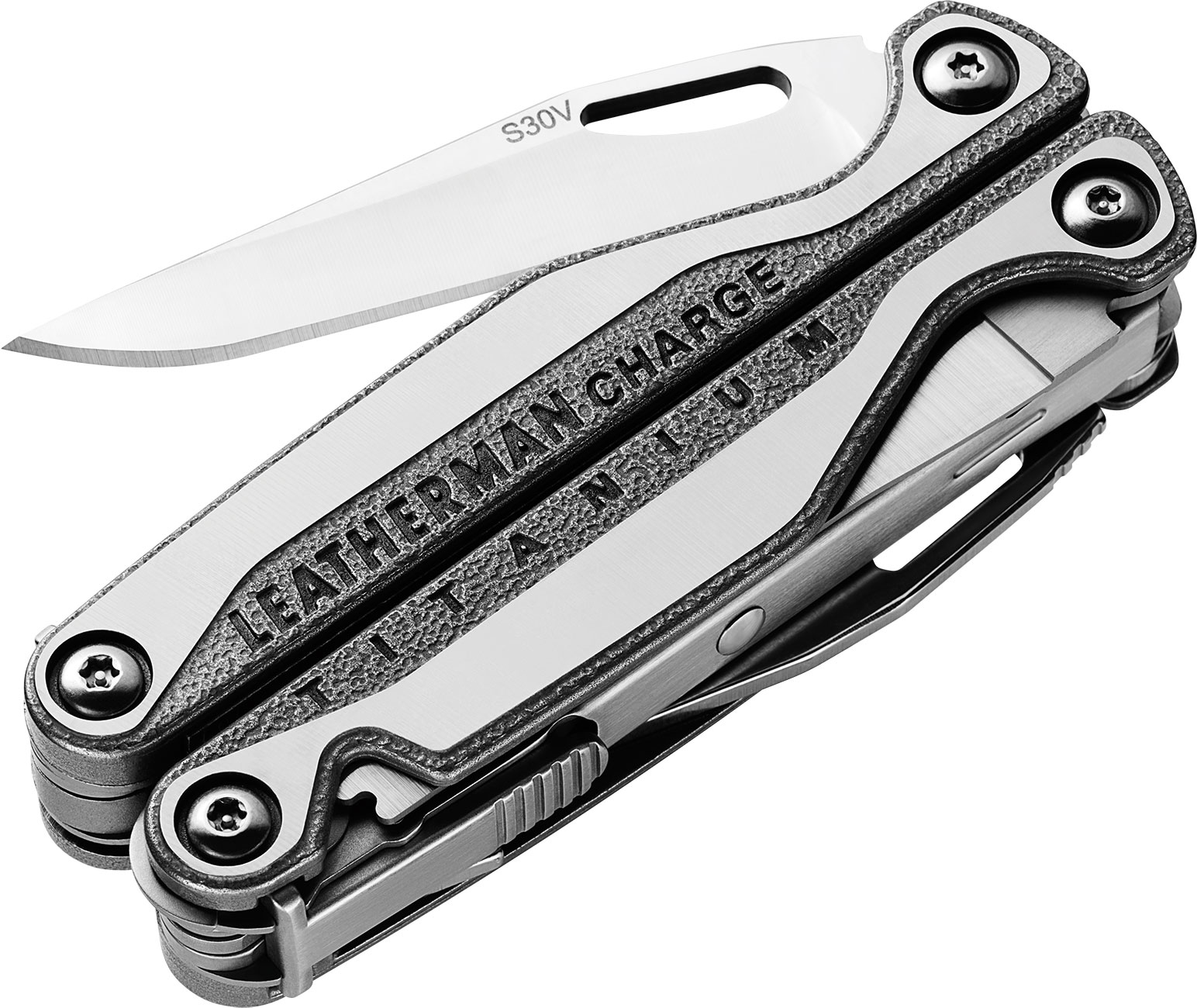 Leatherman 831154 Charge TTi Full-Size Multi-Tool with Bit Kit, Premium ...