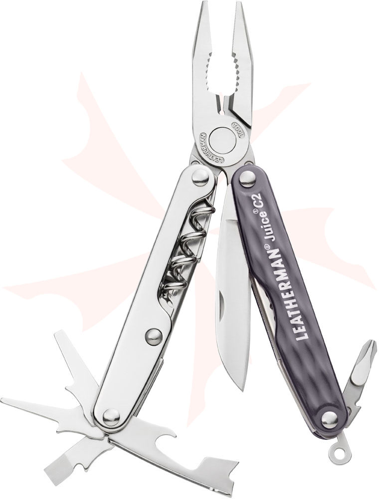 Leatherman Juice C2 Pocket-Size Multi-Tool, Granite Gray - KnifeCenter ...