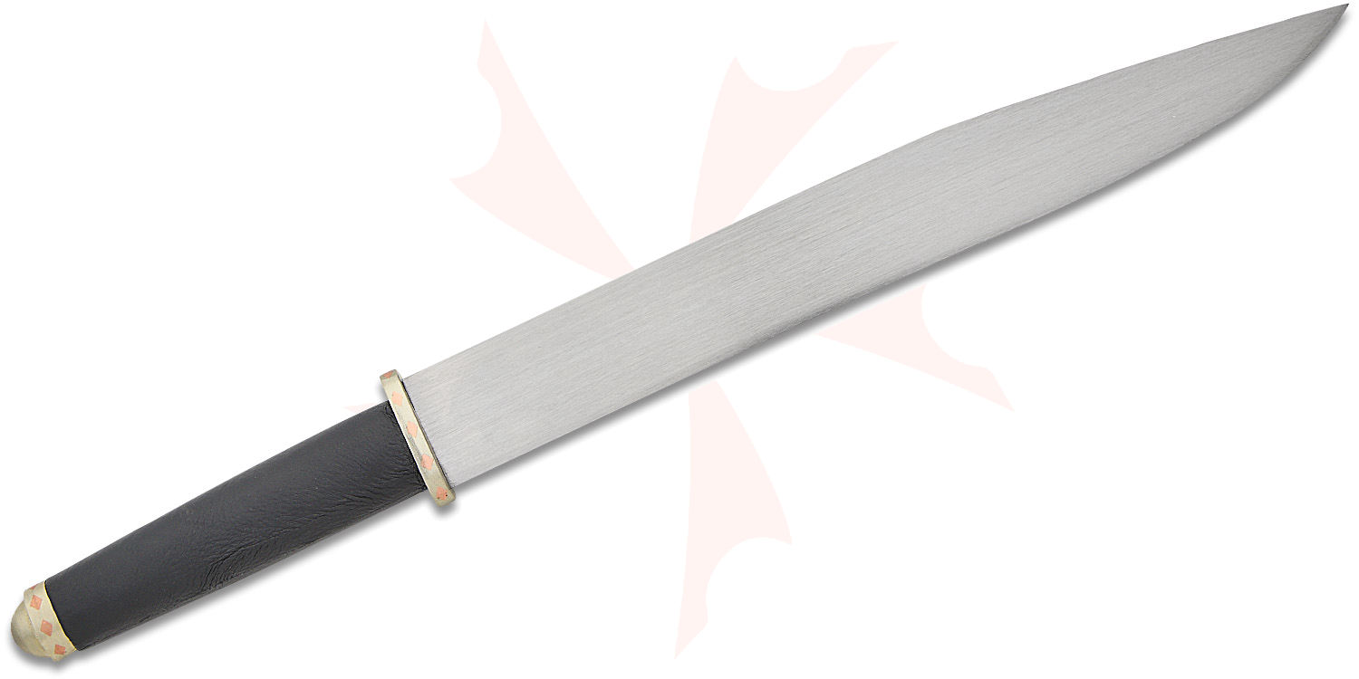 CAS Iberia Legacy Arms Witham Viking Seax 12" 5160 Steel Blade, Leather ...
