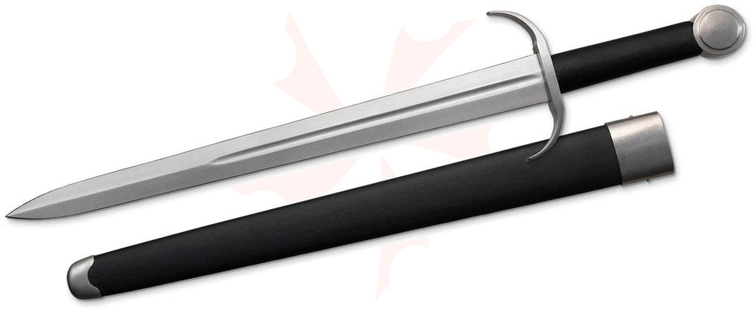 Legacy Arms Knight's Riding Sword 21" Blade, Leather Wrapped Wood ...