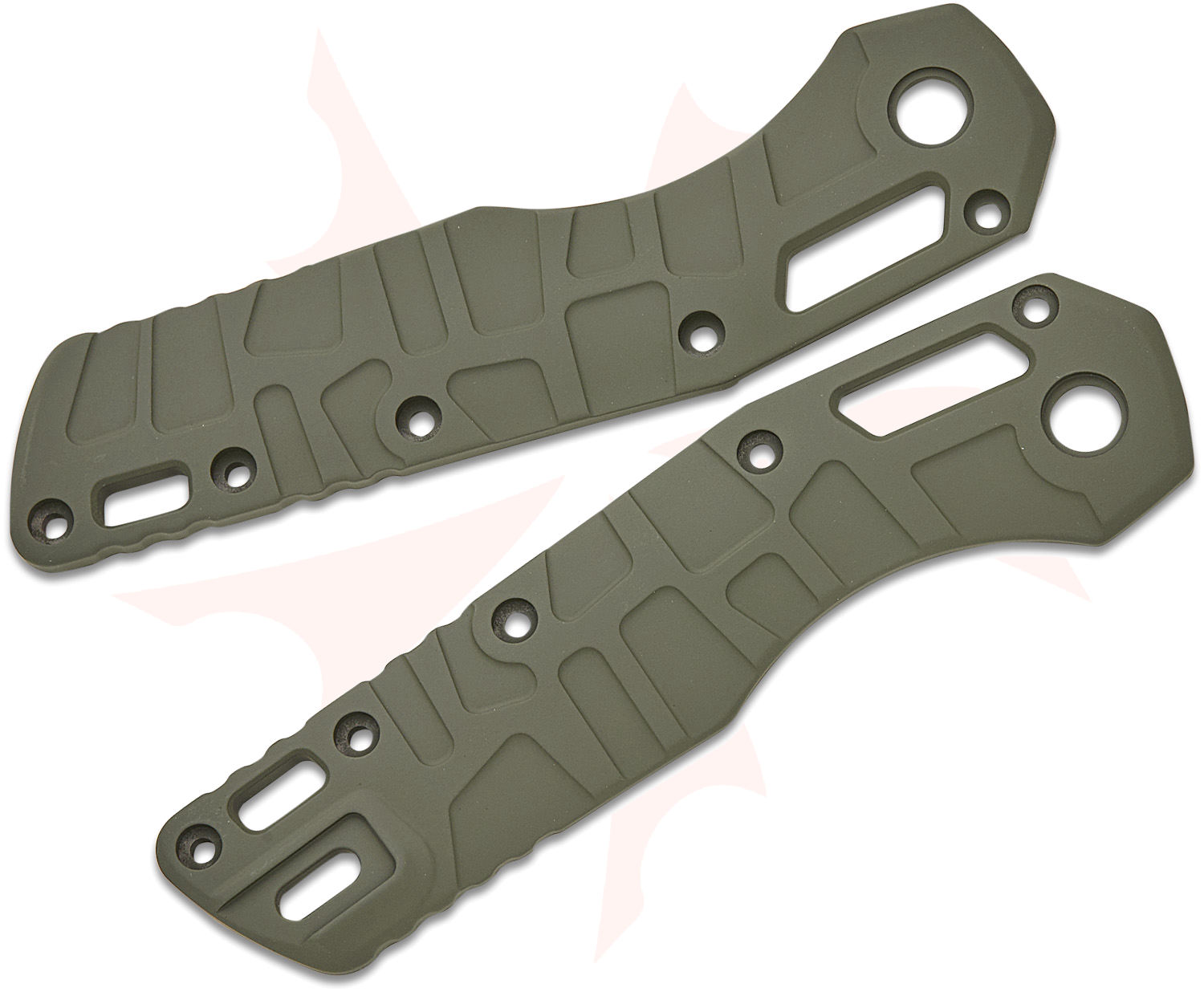 Lex Customs Microtech MSI Titanium Scales, Turtle, OD Green, Knife Not ...