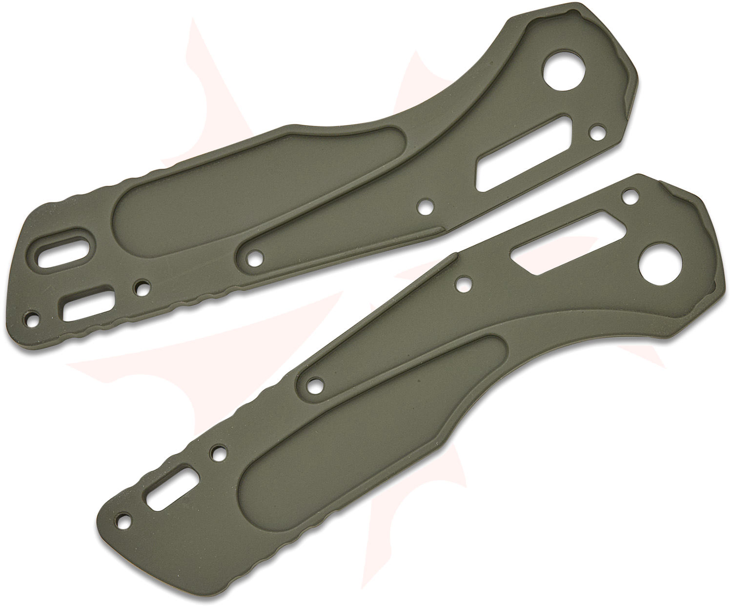 Lex Customs Microtech MSI Titanium Scales, Turtle, OD Green, Knife Not ...