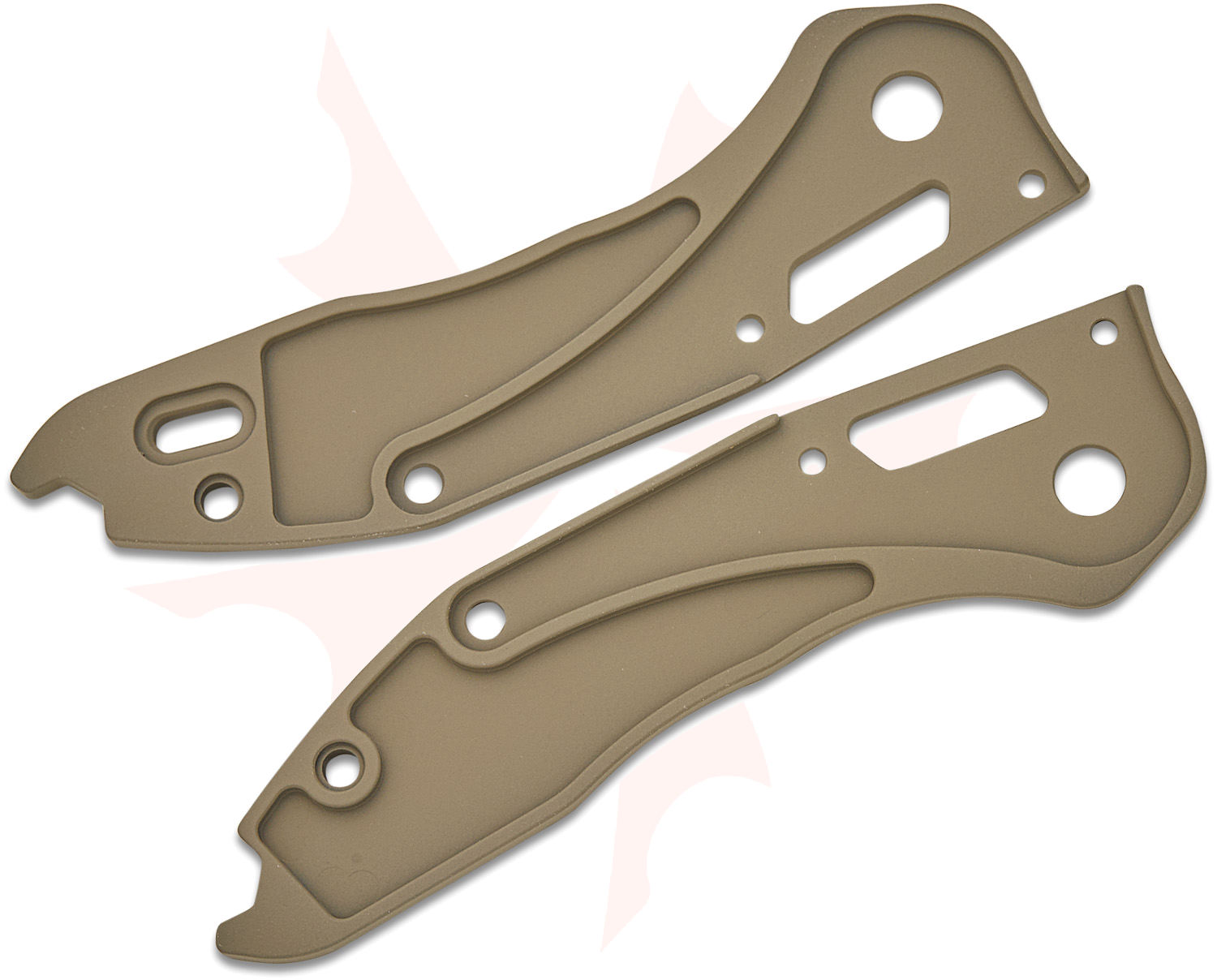Lex Customs Microtech Stitch Titanium Scales, Turtle, Flat Dark Earth ...