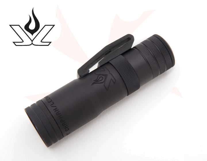 LensLight Mini Black LED Flashlight, Smooth Bezel, Dual Output, 330 Max ...