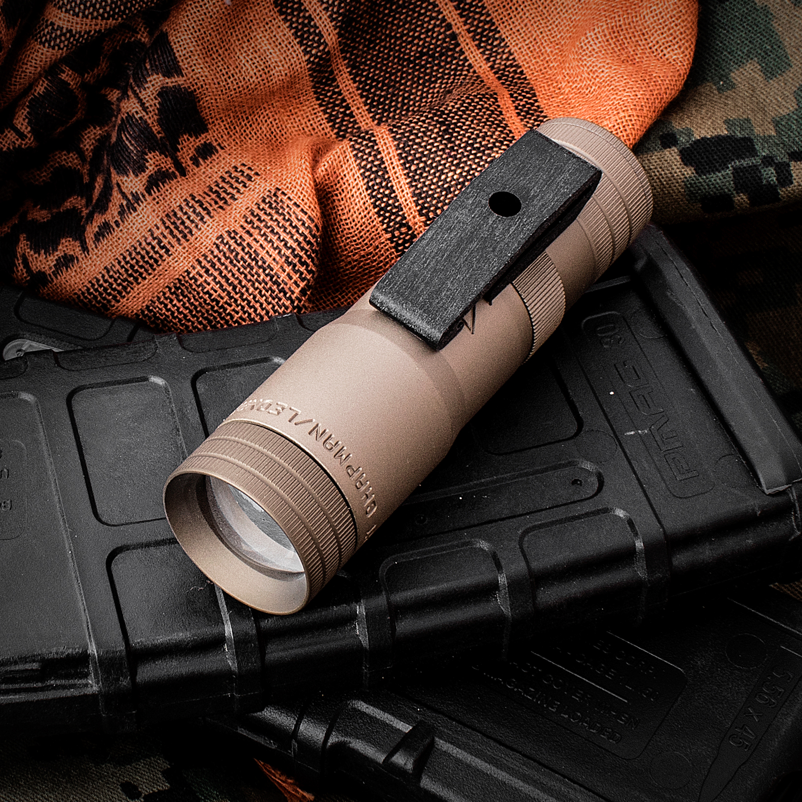 LensLight Mini Tan LED Flashlight, Smooth Bezel, Single Output, 330 Max ...