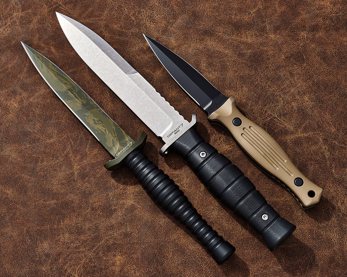Defiant 7 Les George/Chad Nichols Mid-Tech Rook 6 Fixed Blade Knife 6 ...
