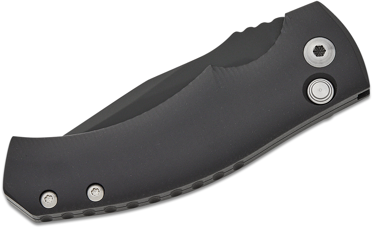 Defiant 7 Les George Valmara AUTO Folding Knife 3.25" CPM-154 Black DLC ...