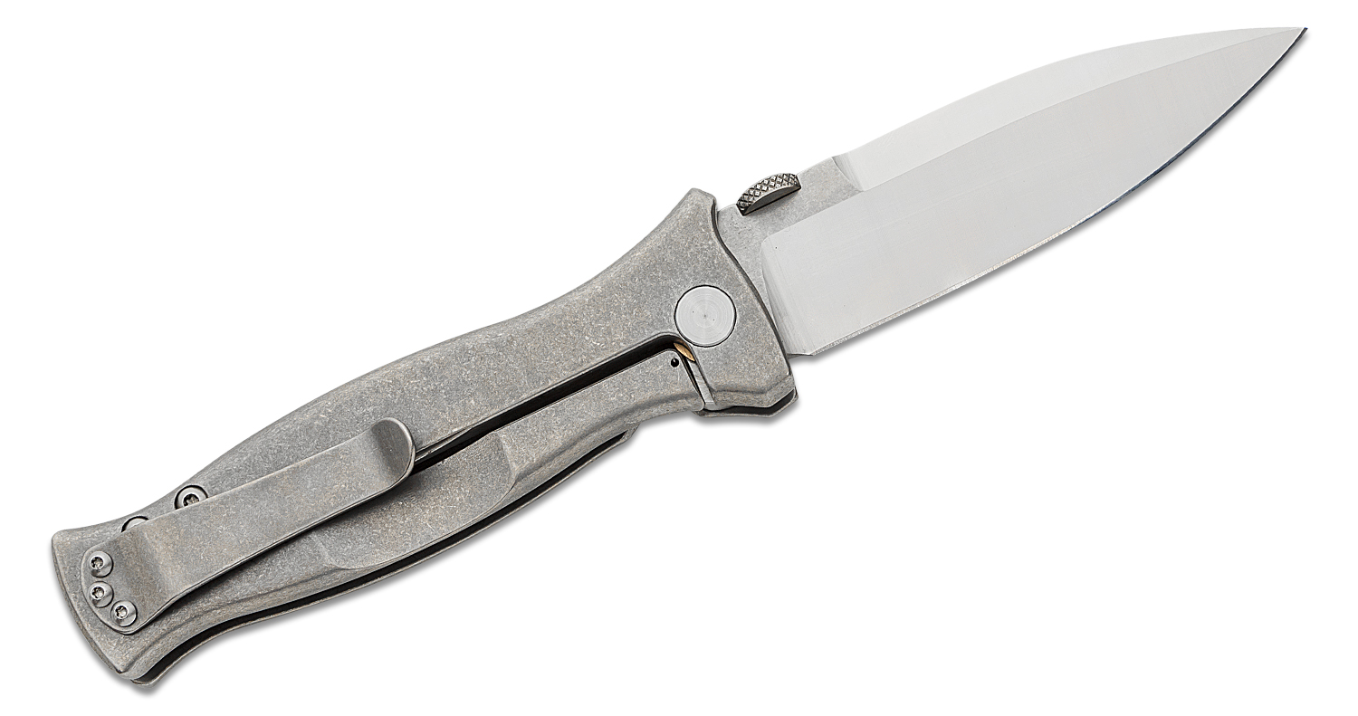 Les George MK3 Mid-Tech Folding Knife 3.75" CPM-MagnaCut Satin Spear ...