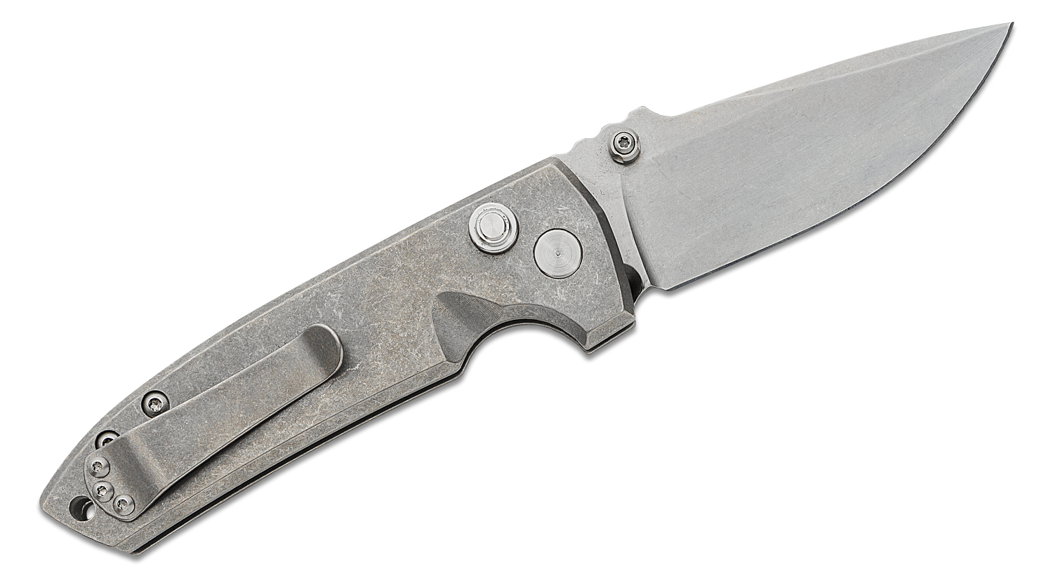 Les George VECP Mid-Tech Button Lock Folding Knife 3.5" CPM-MagnaCut ...