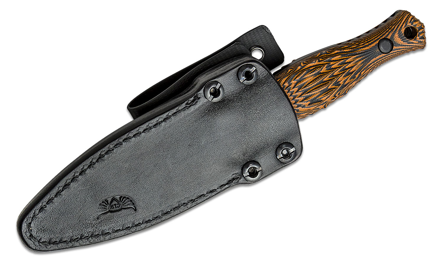 Les George Mid-Tech Galvo Fixed Blade Boot Knife 4" CPM-3V Black ...