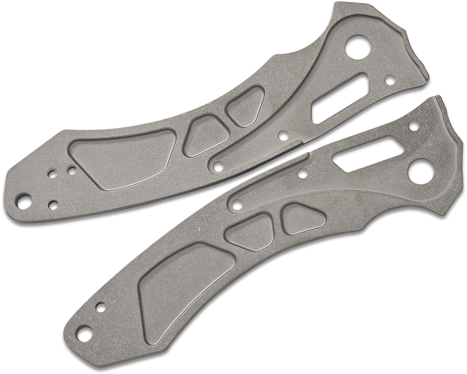 Lex Customs Microtech Amphibian Titanium Scales, Turtle, Bead Blasted, Knife Not Included ...