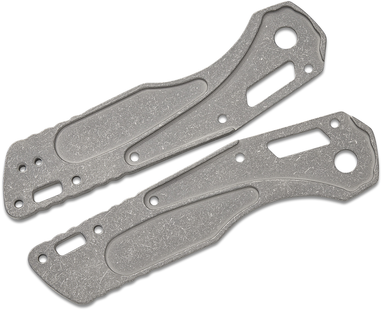 Lex Customs Microtech MSI Titanium Scales V2, Turtle, Stonewashed ...