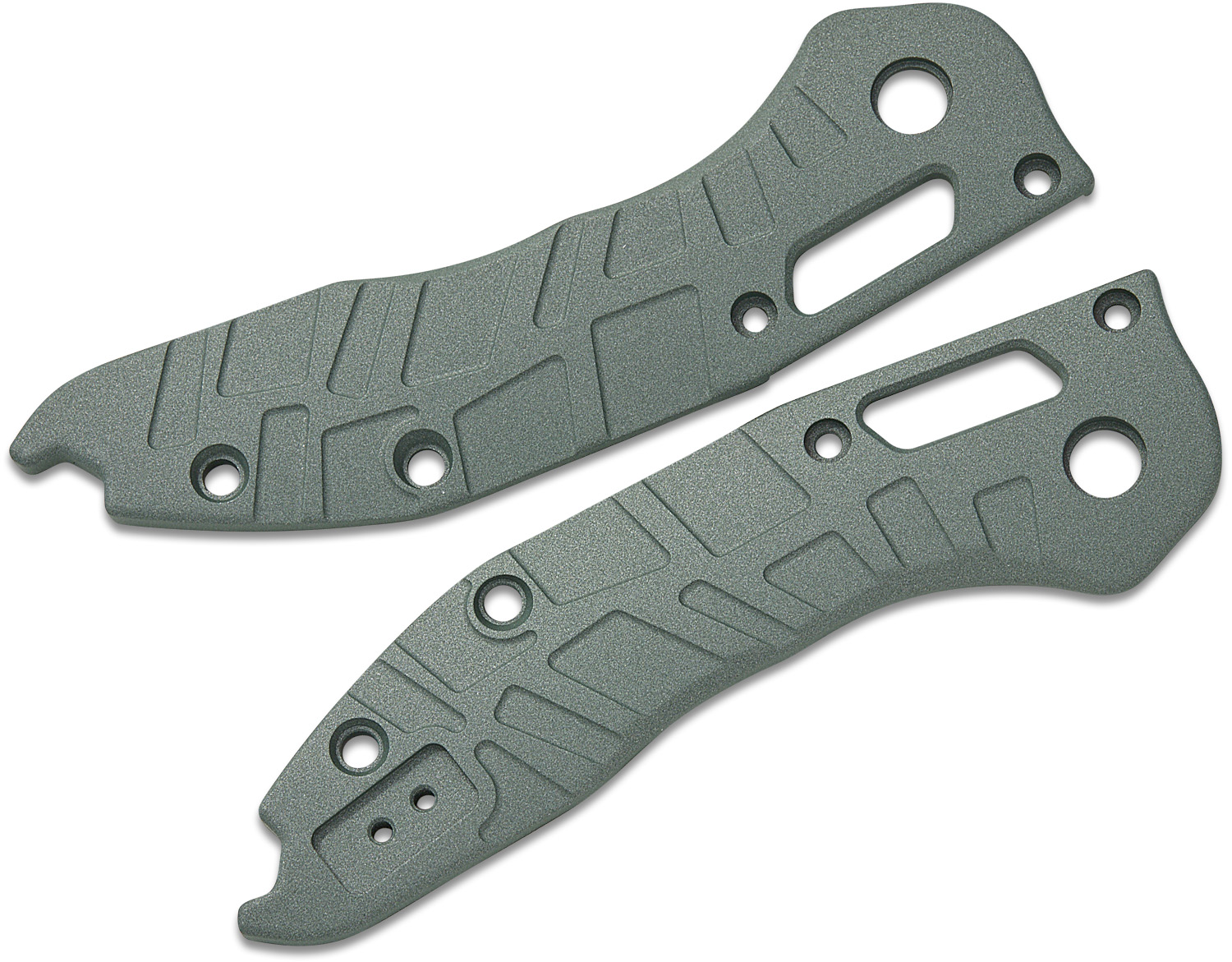 Lex Customs Microtech Stitch Titanium Scales V2, Turtle, Charcoal Green, Knife Not Included ...