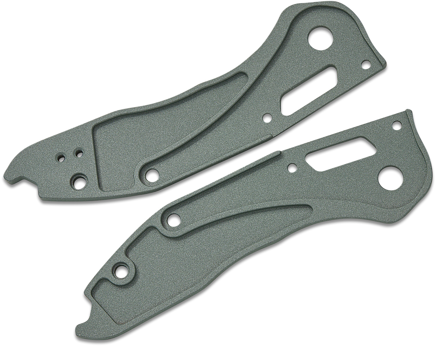 Lex Customs Microtech Stitch Titanium Scales V2, Turtle, Charcoal Green, Knife Not Included ...