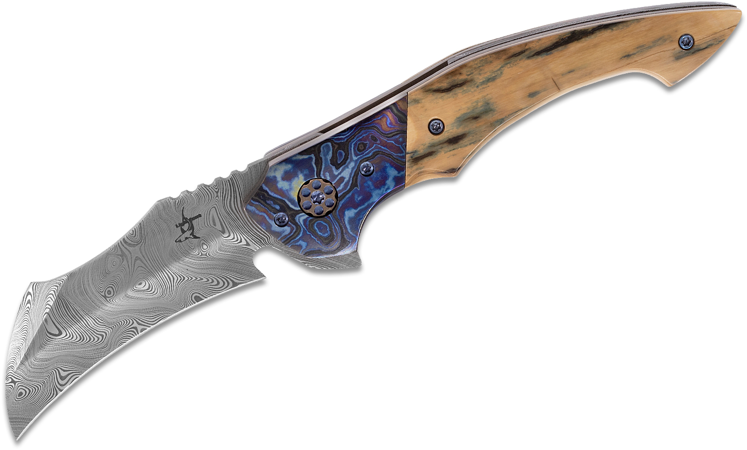 Greg Lightfoot Custom Alien Flipper Knife 3.25" Bjorkmans Twist ...