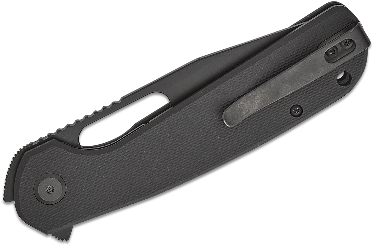 Liong Mah Designs Eutektik Trinity Flipper Knife 3.75" 14C28N Black ...