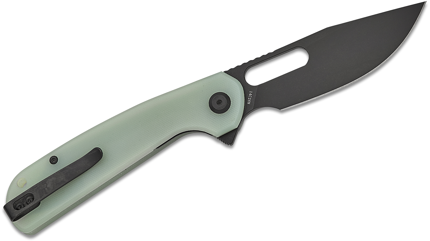 Liong Mah Designs Eutektik Trinity Flipper Knife 3.75" 14C28N Black ...