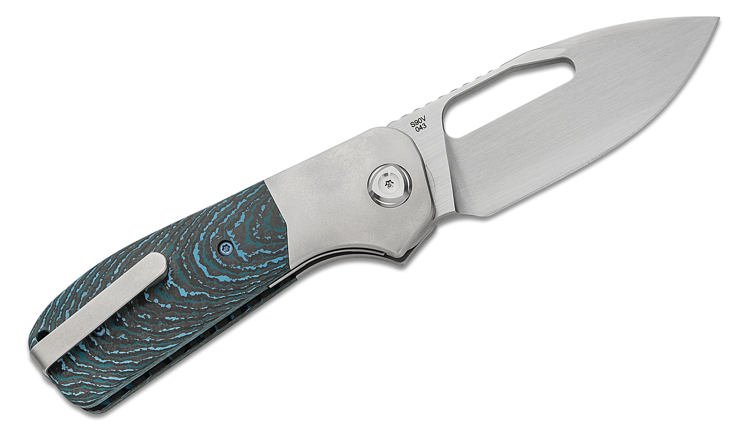 Liong Mah Designs Field Duty-3.5 Front Flipper Knife 3.5" CPM-S90V Hand ...