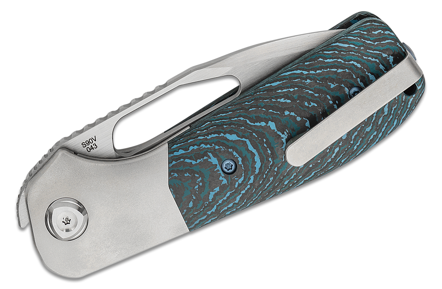 Liong Mah Designs Field Duty-3.5 Front Flipper Knife 3.5" CPM-S90V Hand ...