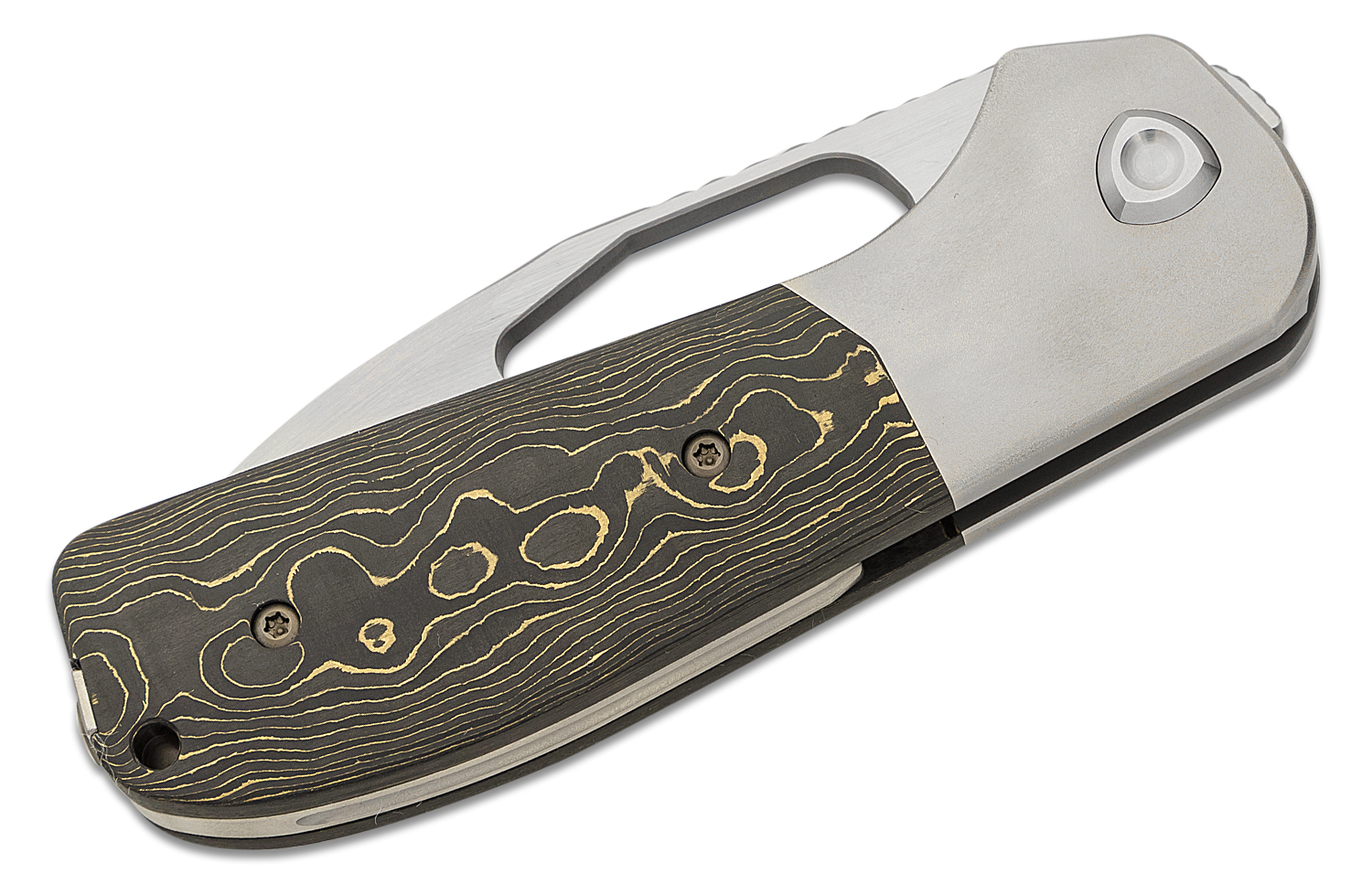 Liong Mah Designs Field Duty-3.5 Front Flipper Knife 3.5" CPM-S90V Hand ...