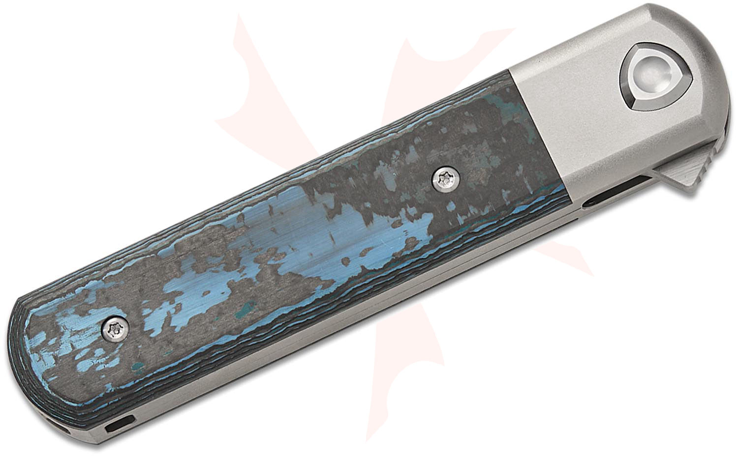 Liong Mah Designs T-1 Tanto One Bolster Lock Flipper Knife 3.75" M390 ...