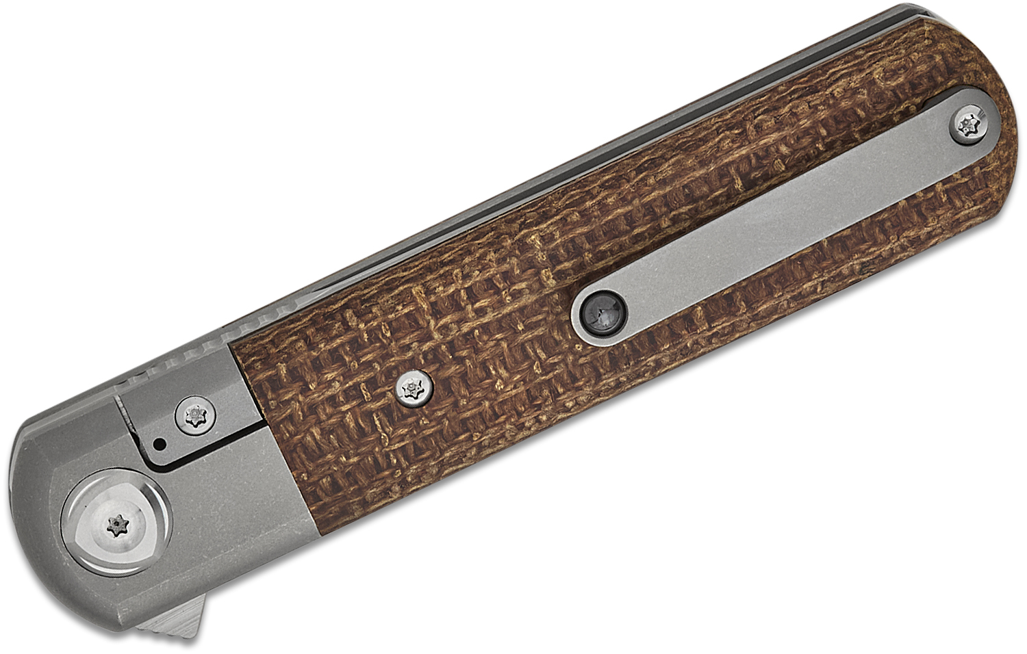 Liong Mah Designs T-1 Tanto One Bolster Lock Flipper Knife 3.75" M390 ...