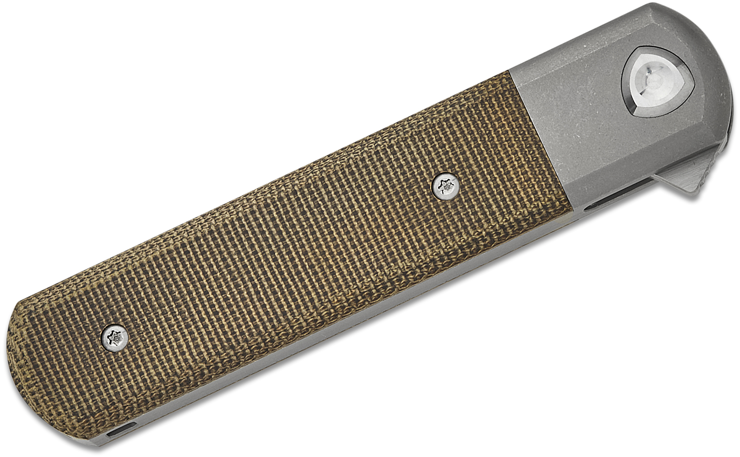 Liong Mah Designs T-1 Tanto One Bolster Lock Flipper Knife 3.75" M390 ...