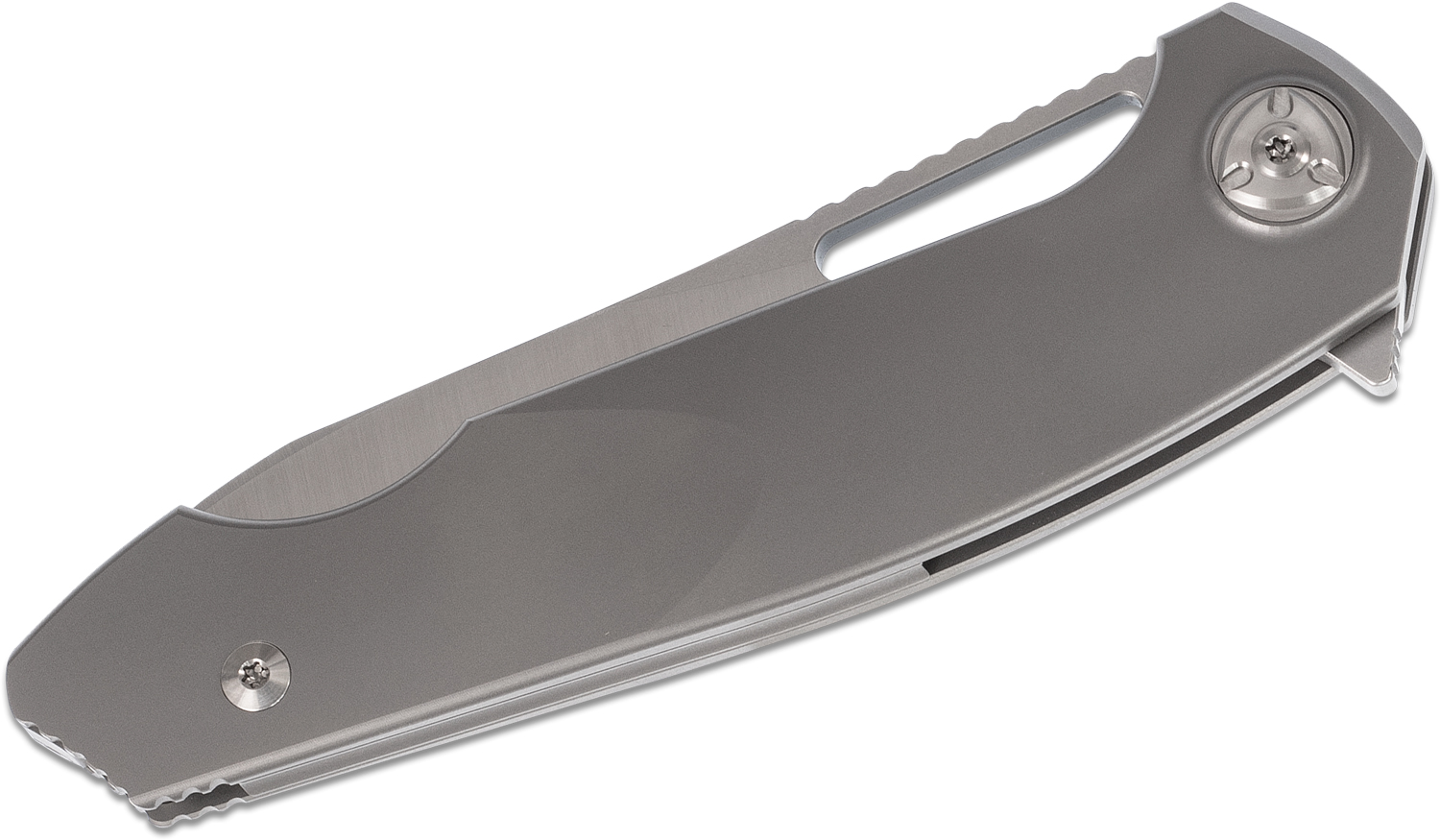 Liong Mah Designs Eraser Flipper Knife 4" M390 Satin Sheepsfoot Blade ...