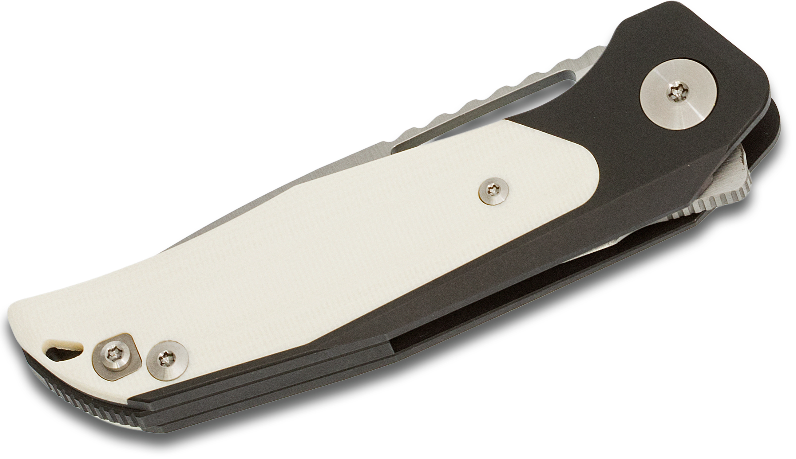 Liong Mah Designs GSD Get S*** Done Tuxedo Flipper 3.375" S35VN Satin ...