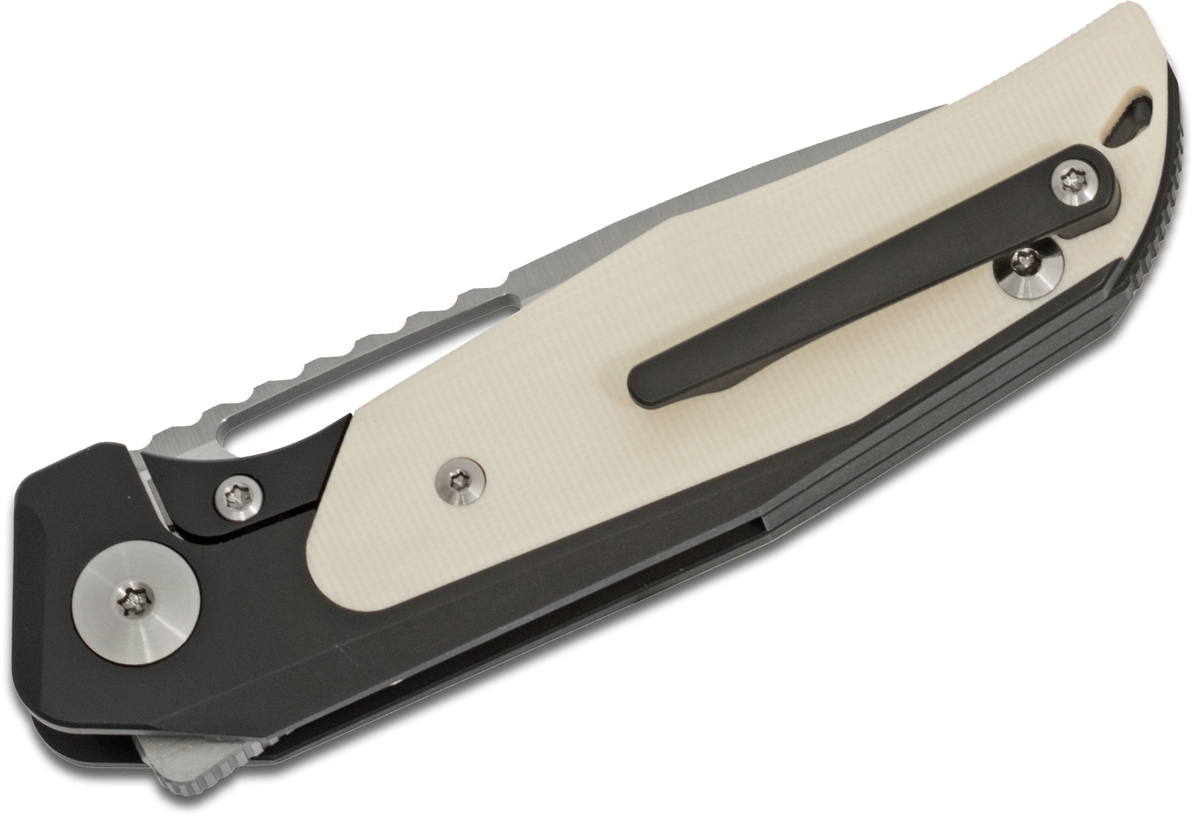 Liong Mah Designs GSD Get S*** Done Tuxedo Flipper 3.375" S35VN Satin ...