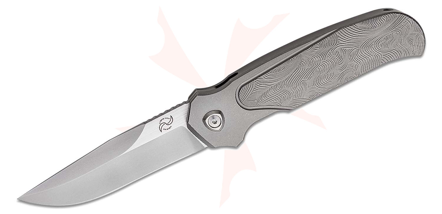 Liong Mah Designs Model 18 Integral Flipper Knife 3.75" CPM-S90V Clip ...