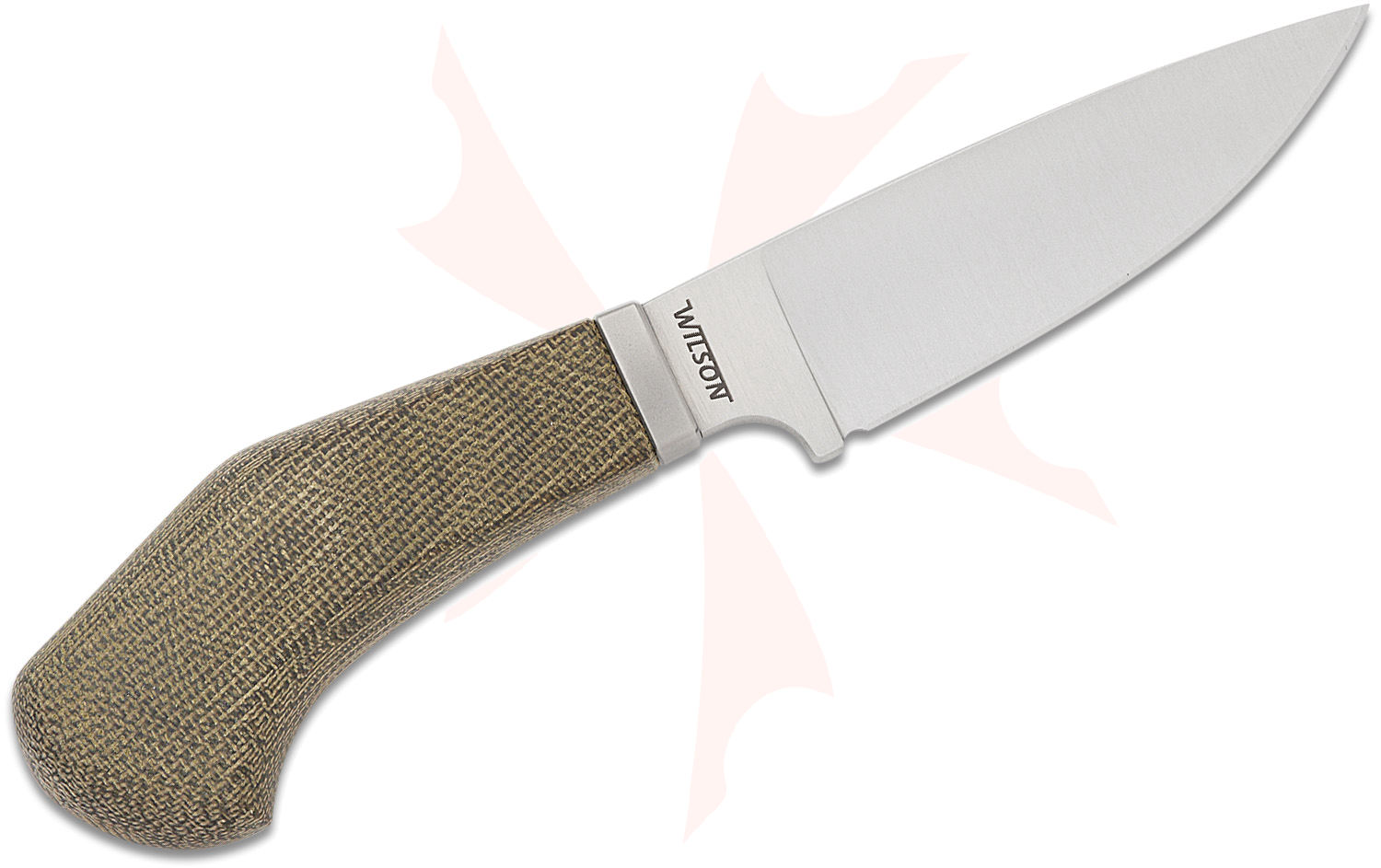 LionSteel Willy Pocket Fixed Blade Knife 3.11" M390 Satin Drop Point ...